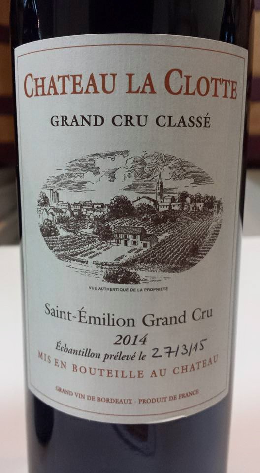 Château La Clotte 2014 – Saint-Emilion Grand Cru Classé | Vertdevin