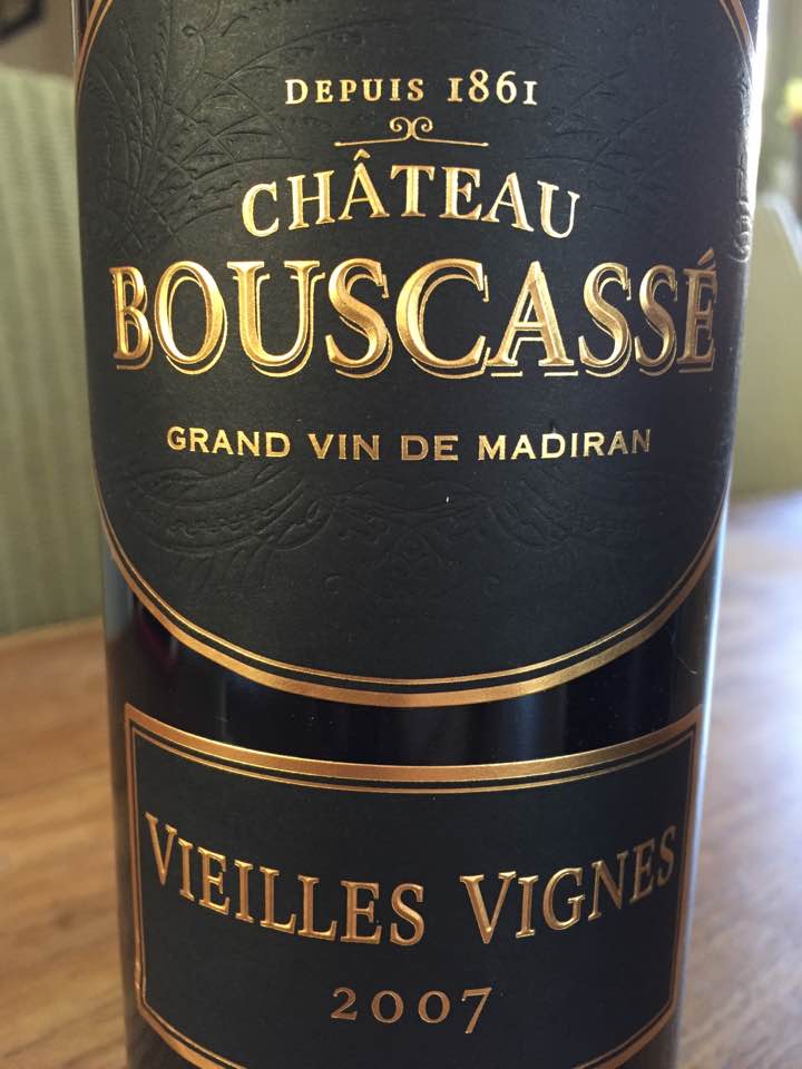 vertdevin-Château-Bouscassé–Vieilles-Vignes-2007–Madiran – Vertdevin