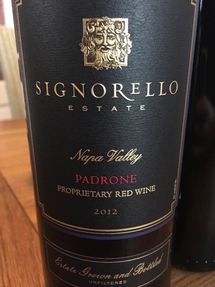 Signorello Estate – Padrone 2012 – Proprietary Red Wine – Napa Valley ...