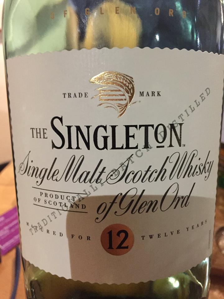 The Singleton – Glen Ord – 12 Years Old – Single Malt – Scotch Whisky ...