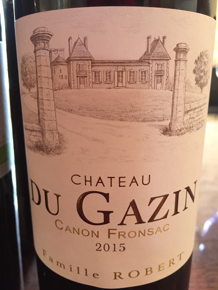 Château Du Gazin 2015 – Canon-Fronsac | Vertdevin