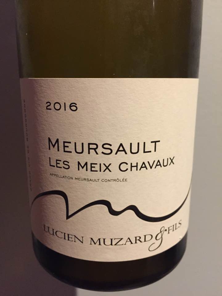 Lucien Muzard & Fils – Les Meix Chavaux 2016 – Meursault | Vertdevin