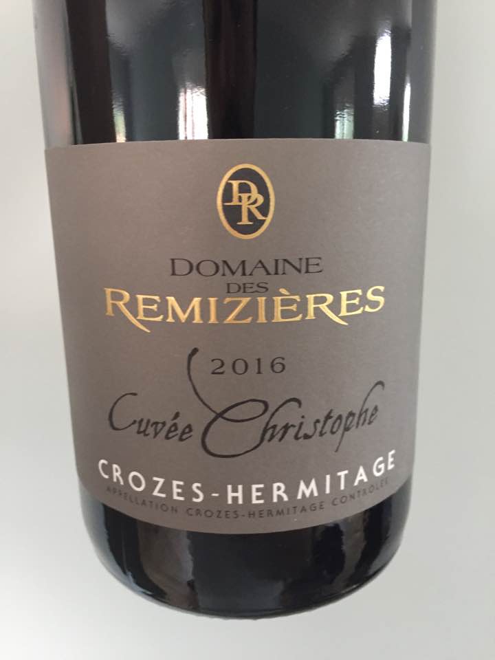 Domaine des Remizières – Cuvée Christophe 2016 – Crozes-Hermitage ...
