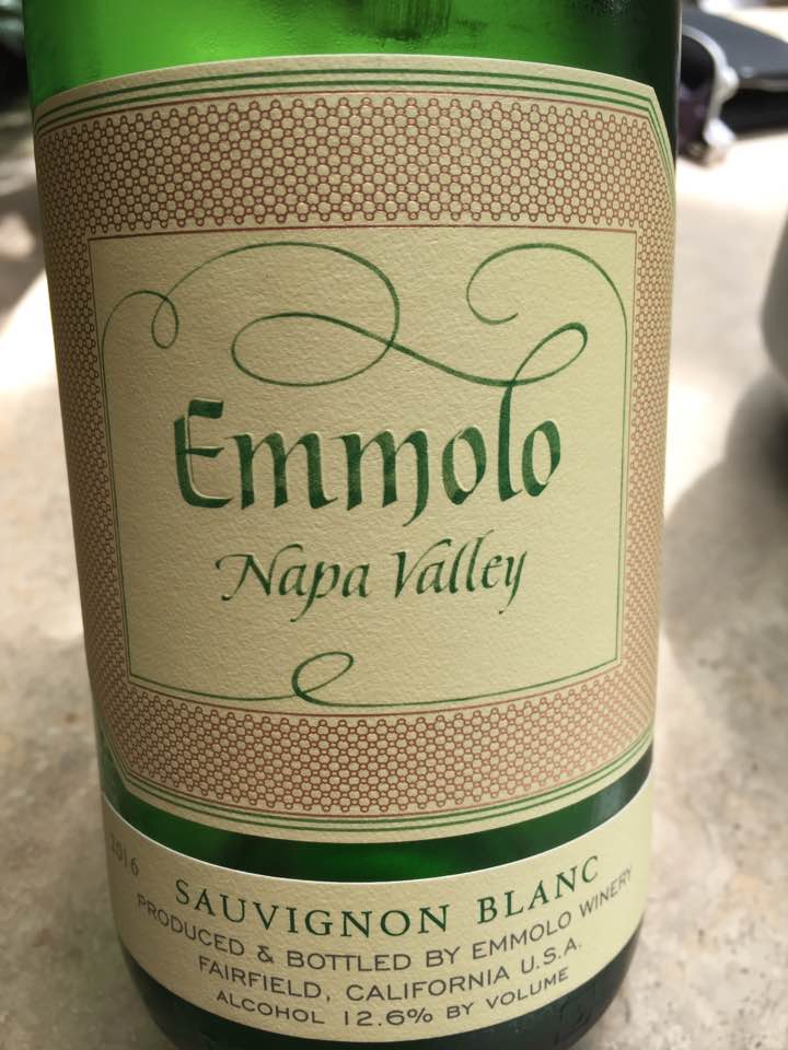 Emmolo – Sauvignon Blanc 2016 – Napa Valley | Vertdevin