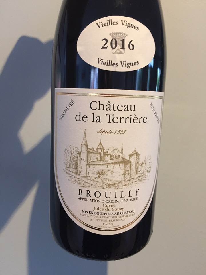 Château de la Terrière – Vieilles Vignes 2016 – Brouilly | Vertdevin